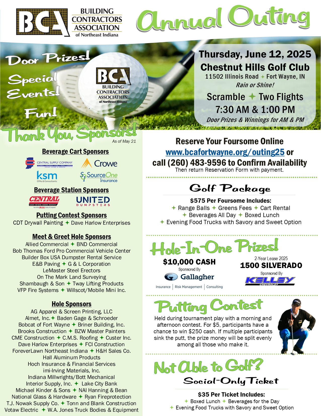 BCA Annual Golf Outing (2025)